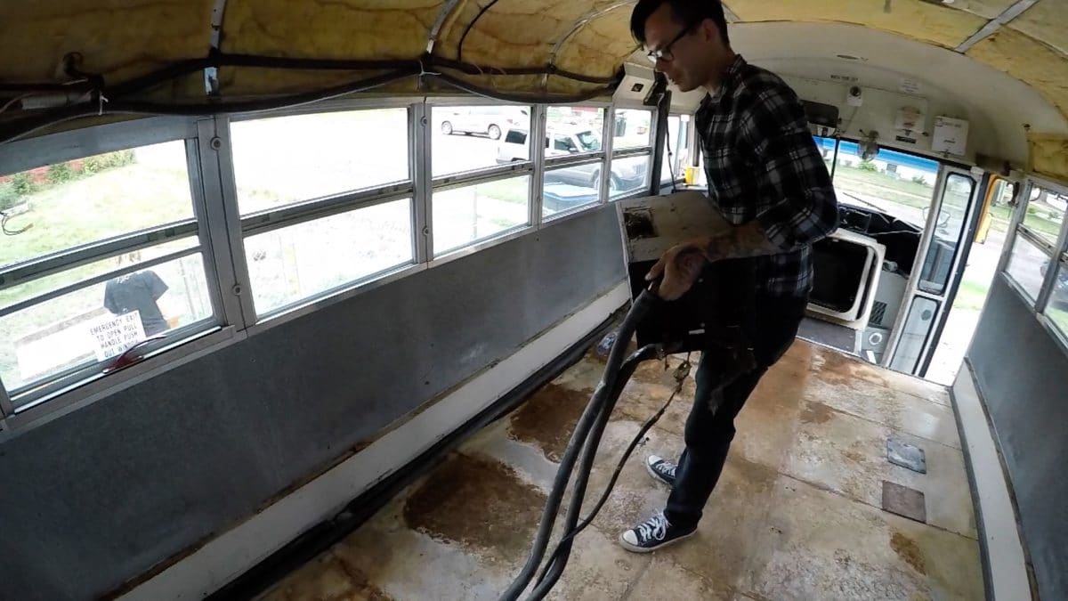 Bus Conversion Heater Removal | Life in a Bus